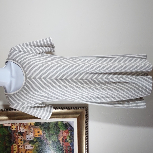 Talbots | Dresses | T By Talbots Stripe French Terry Dress | Poshmark